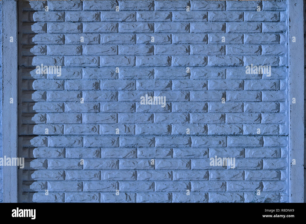Stone fence texture - building feature. Texture of blue concrete fence ...