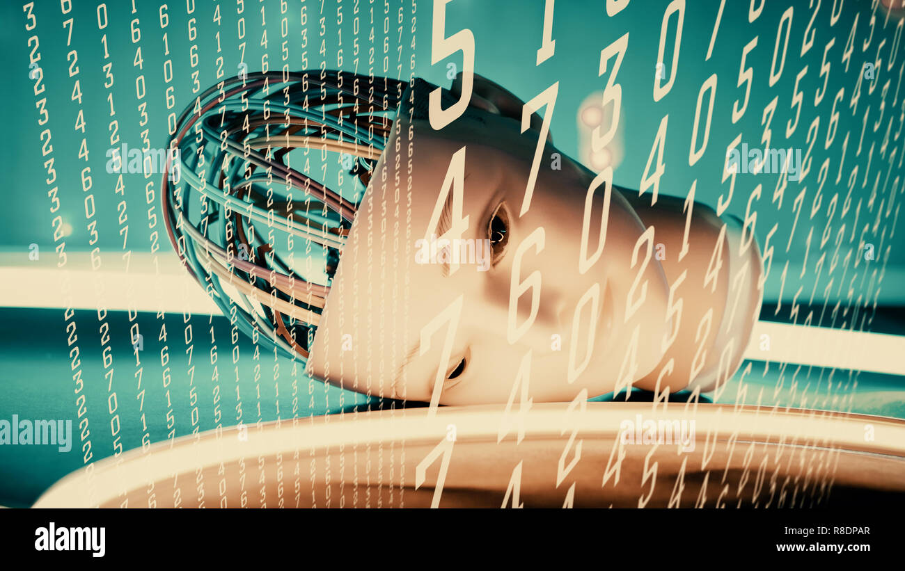 Artificial intelligence robot sci-fi backgrounds Stock Photo - Alamy Artificial intelligence robot sci-fi backgrounds Stock Photo - Alamy