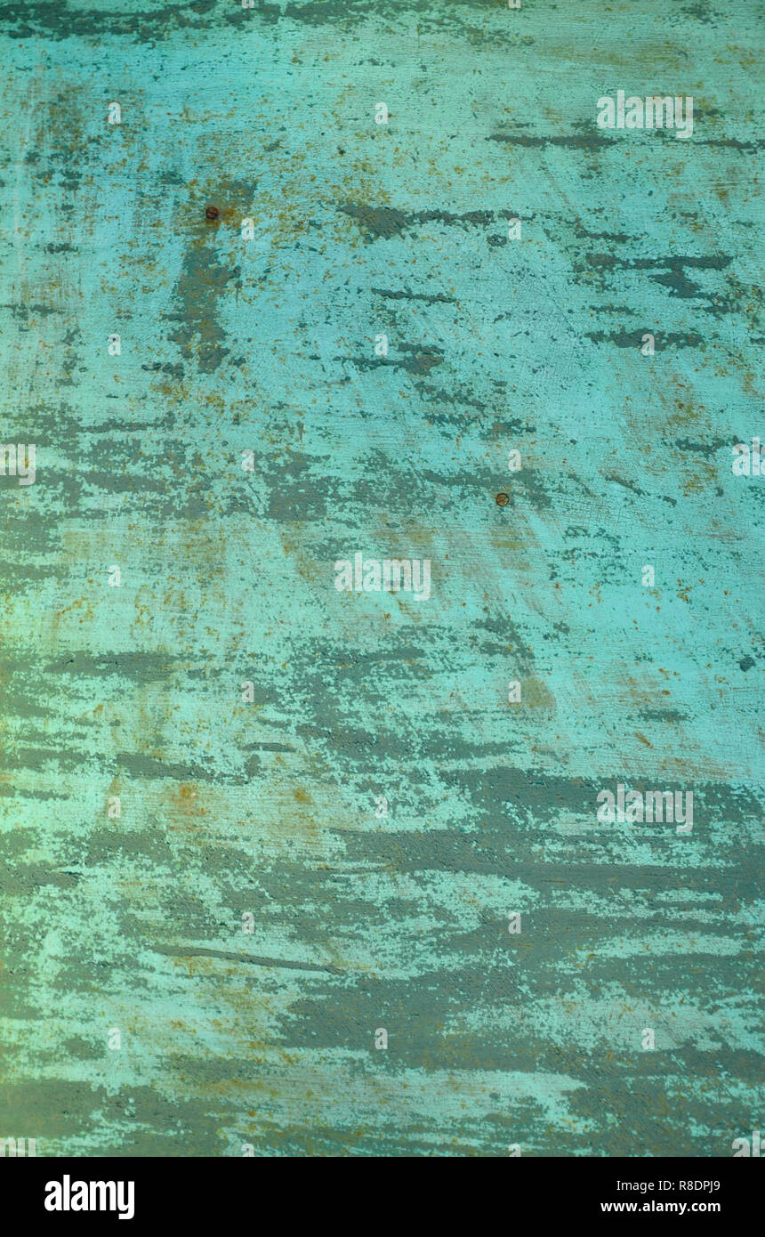 Rusty metal texture with scratched surface. Old painted metal wall with ...