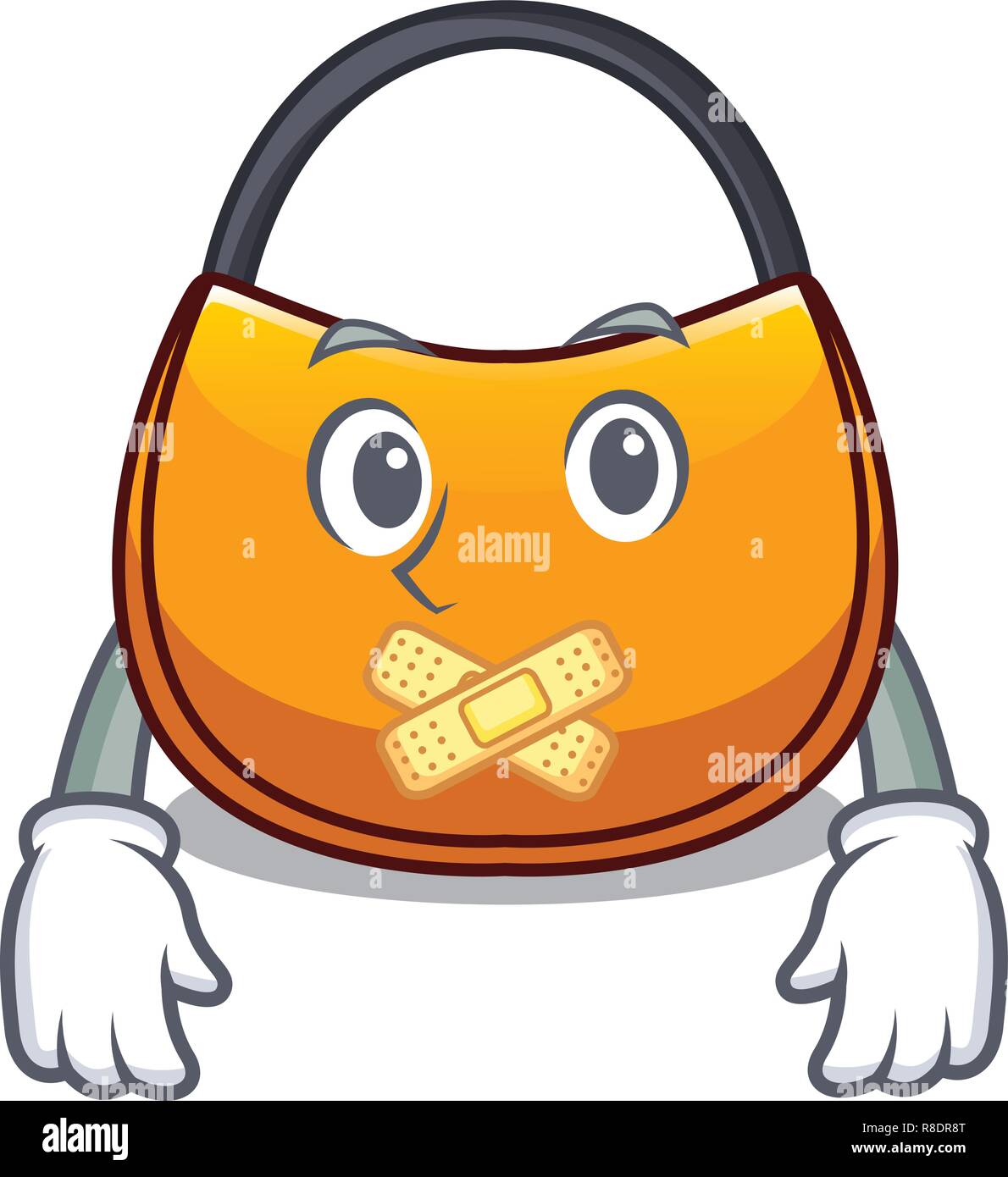 Silent hobo bag shape on a cartoon Stock Vector Image & Art - Alamy