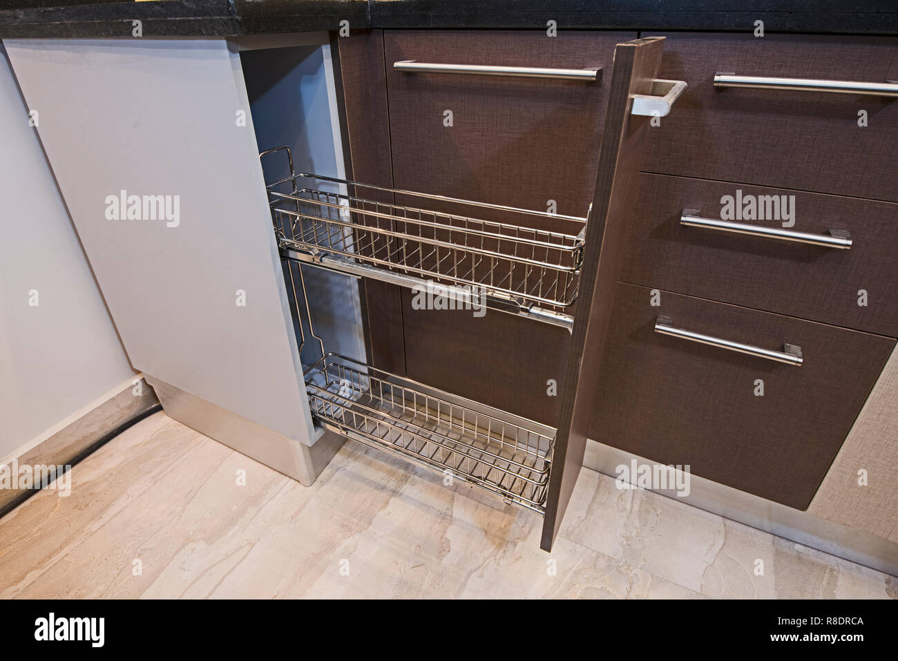 Kitchen cupboard interior hi-res stock photography and images - Alamy