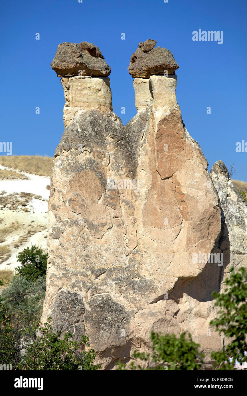 Volcanic tufa formations in Turkey's Cappadocia Stock Photo - Alamy
