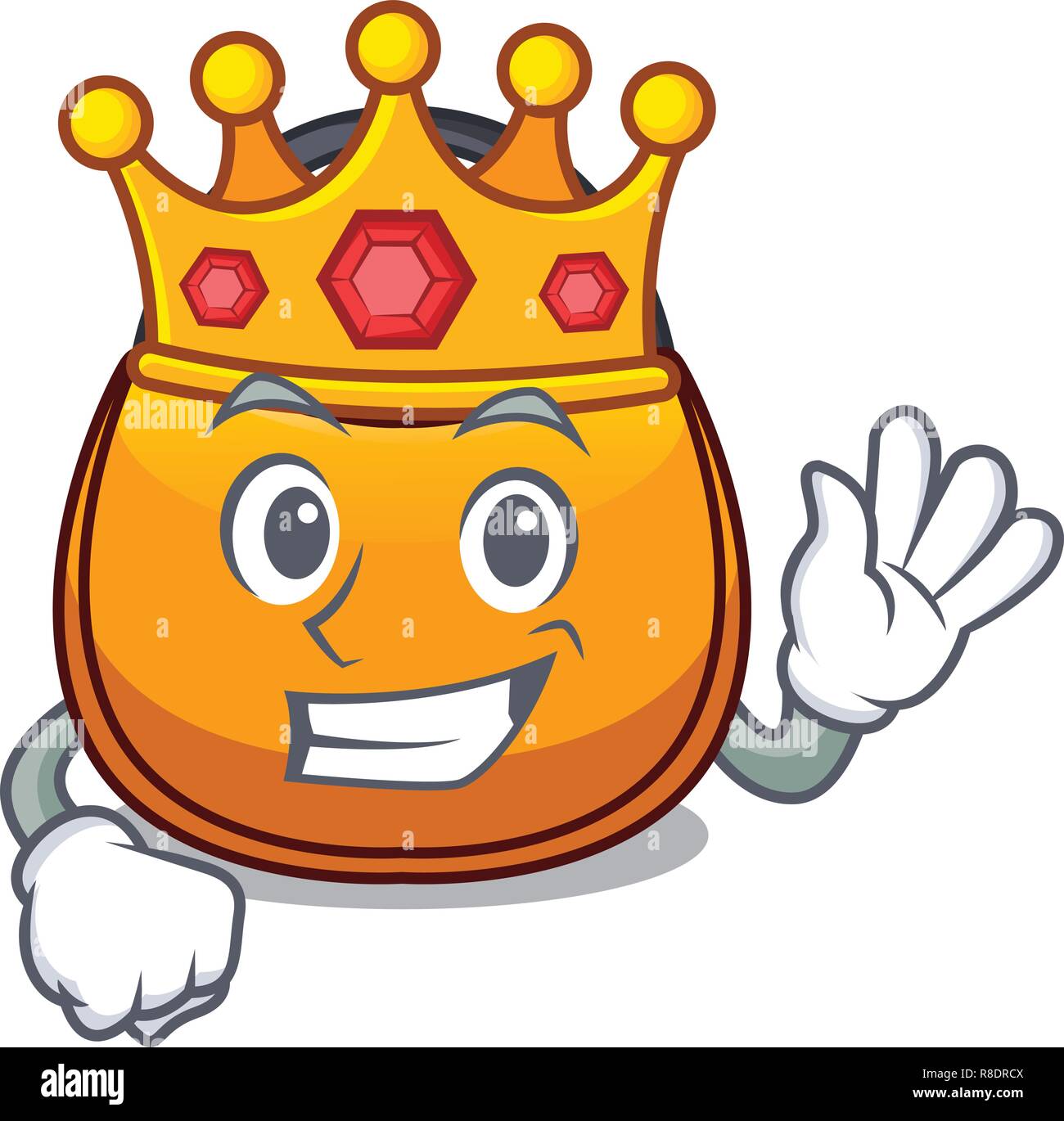 King hobo bag shape on a cartoon Stock Vector Image & Art - Alamy