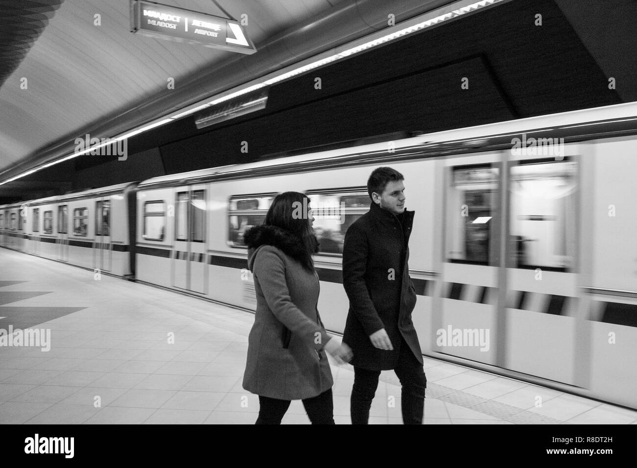 Geography travel bulgaria sofia Black and White Stock Photos & Images ...