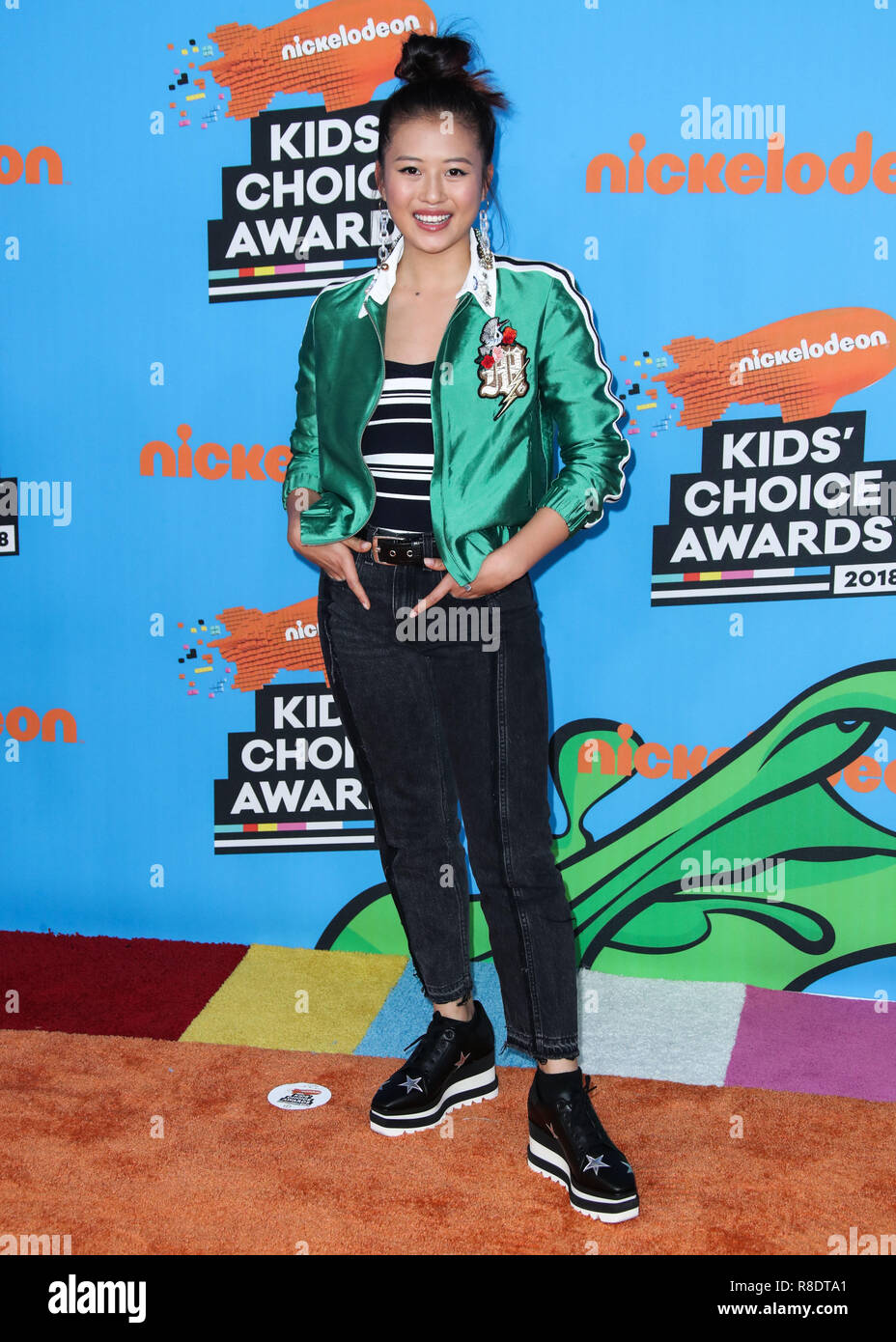 INGLEWOOD, LOS ANGELES, CA, USA - MARCH 24: Haley Tju at Nickelodeon's ...