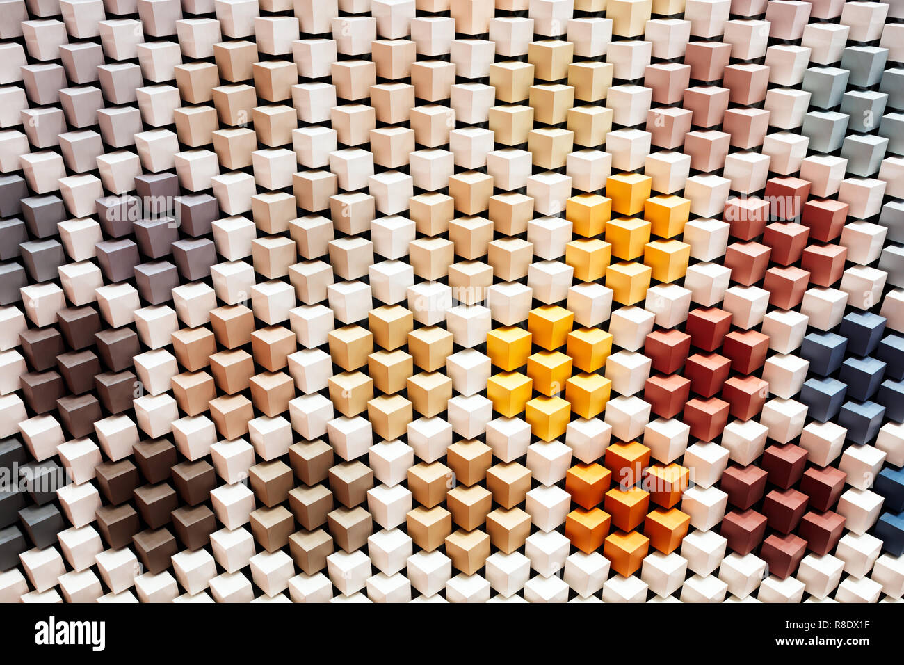 Abstract 3d colored cubes background Stock Photo - Alamy