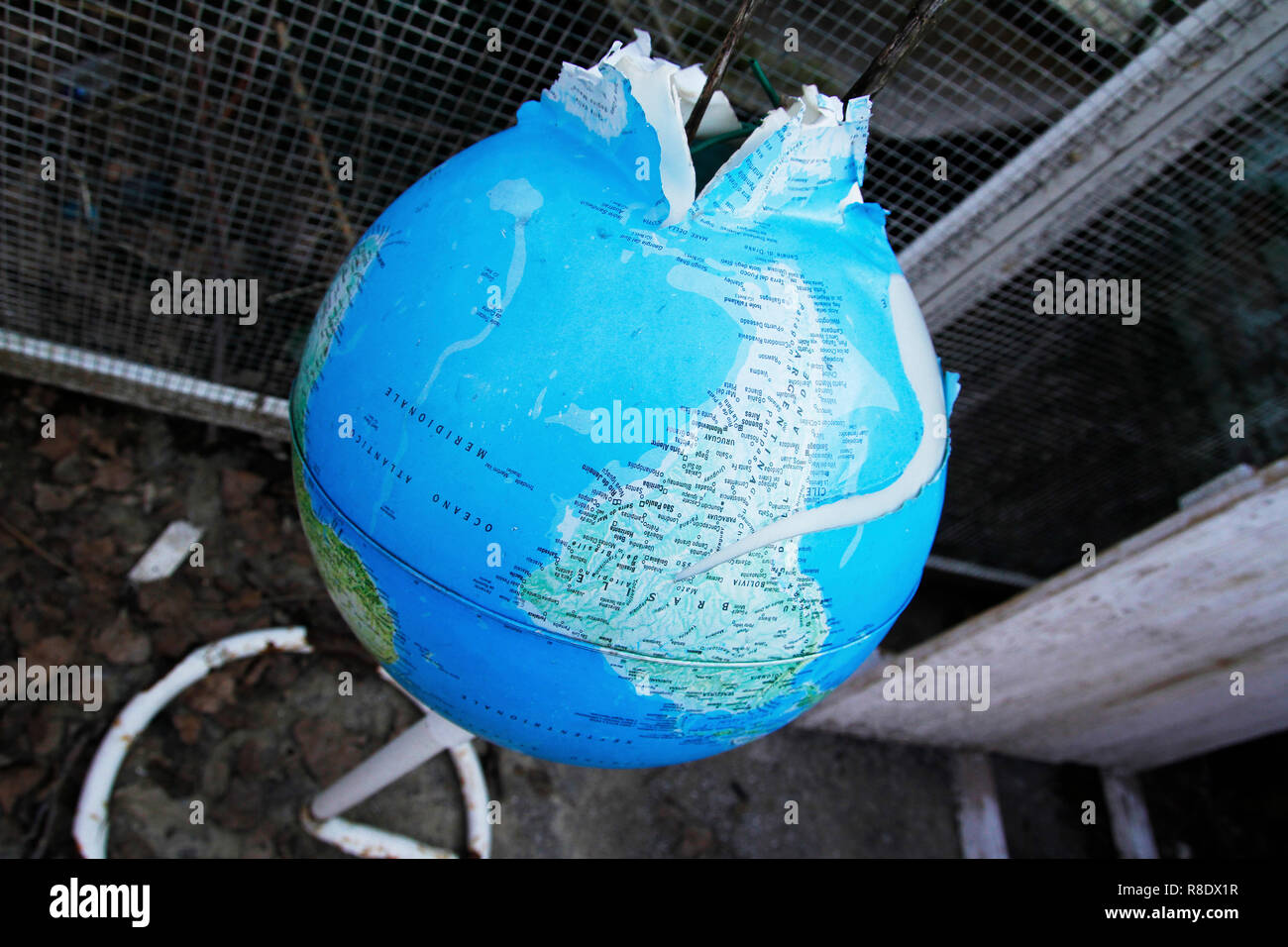 Map of south america upside down hi-res stock photography and images ...