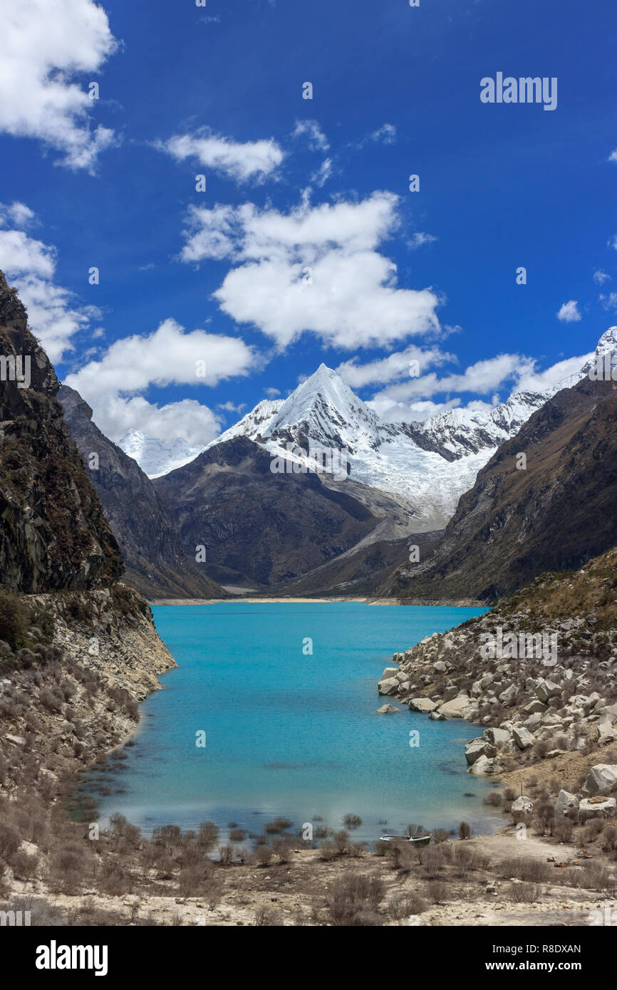 turquoise lake in the andes mountains in peru Stock Photo - Alamy