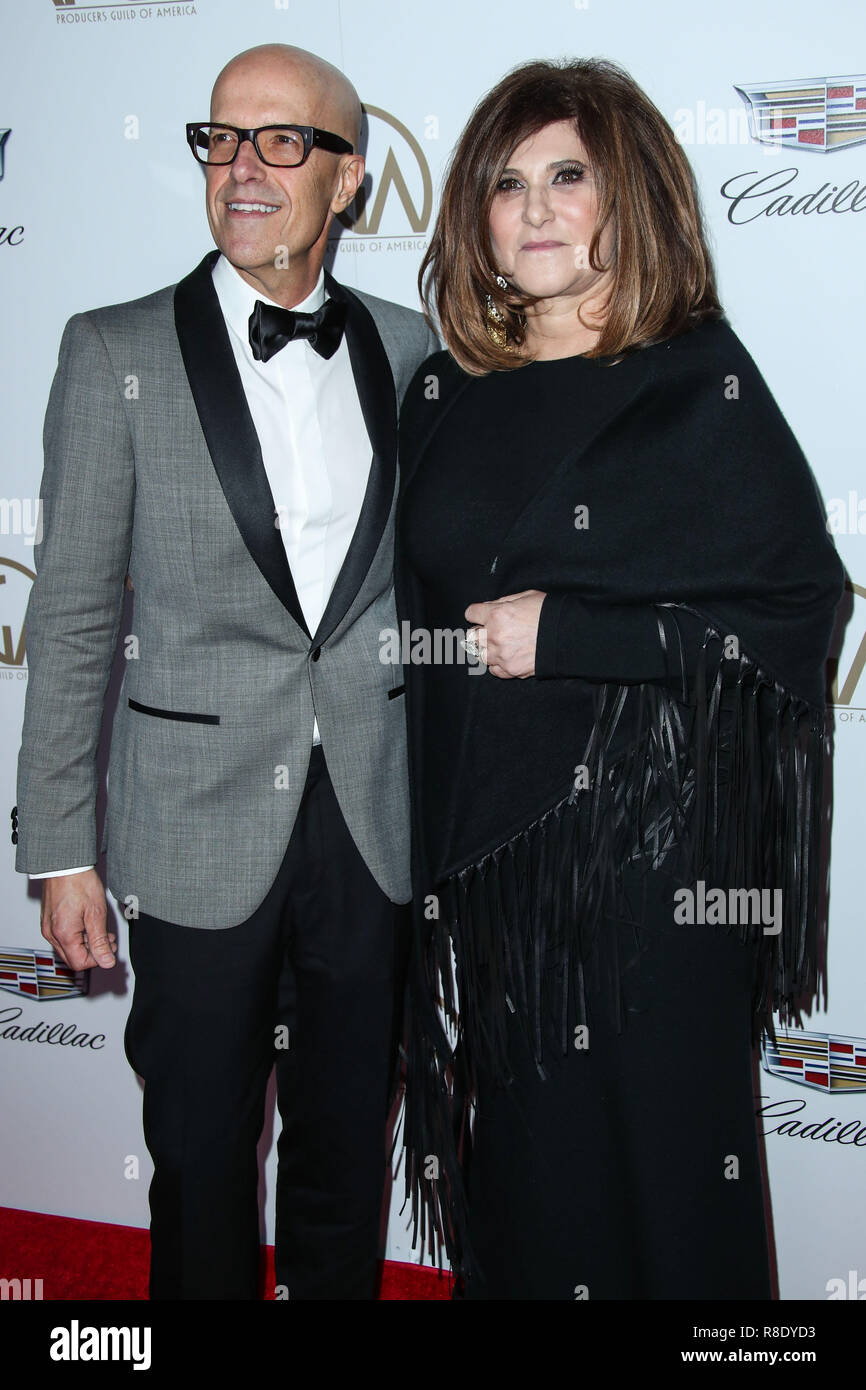BEVERLY HILLS, LOS ANGELES, CA, USA - JANUARY 20: Donald DeLine, Amy ...
