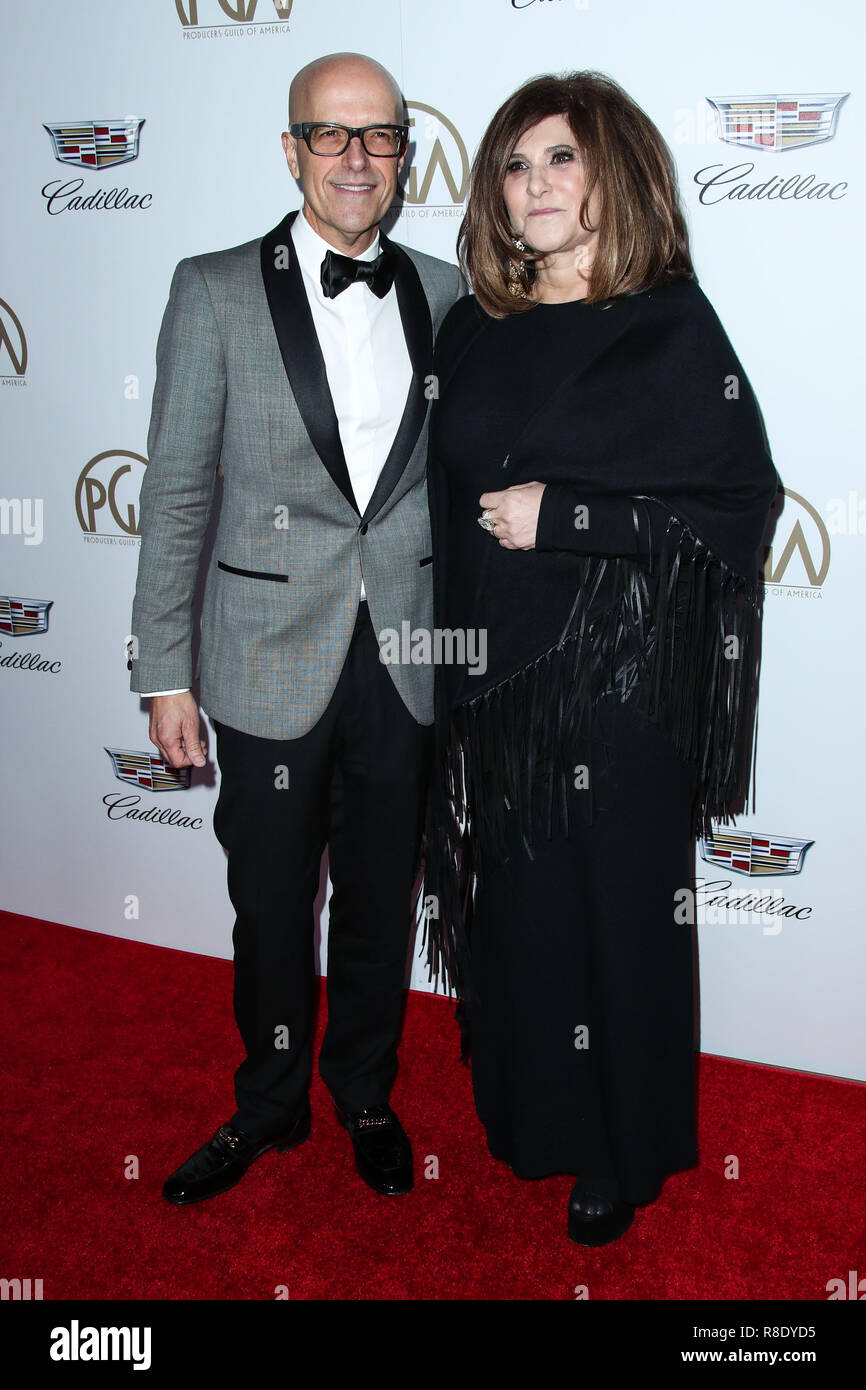 BEVERLY HILLS, LOS ANGELES, CA, USA - JANUARY 20: Donald DeLine, Amy ...