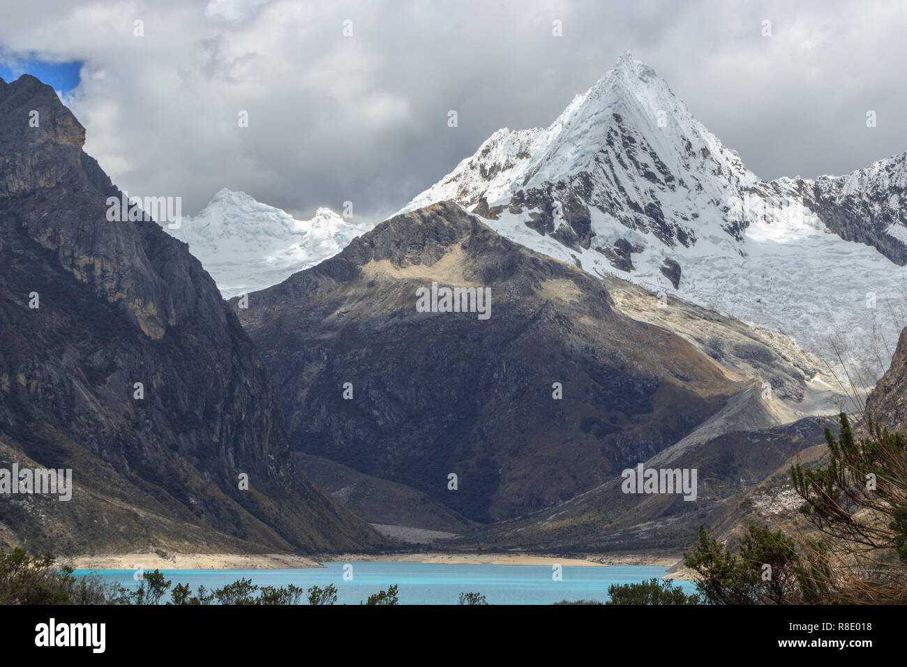 turquoise lake in the andes mountains in peru Stock Photo - Alamy