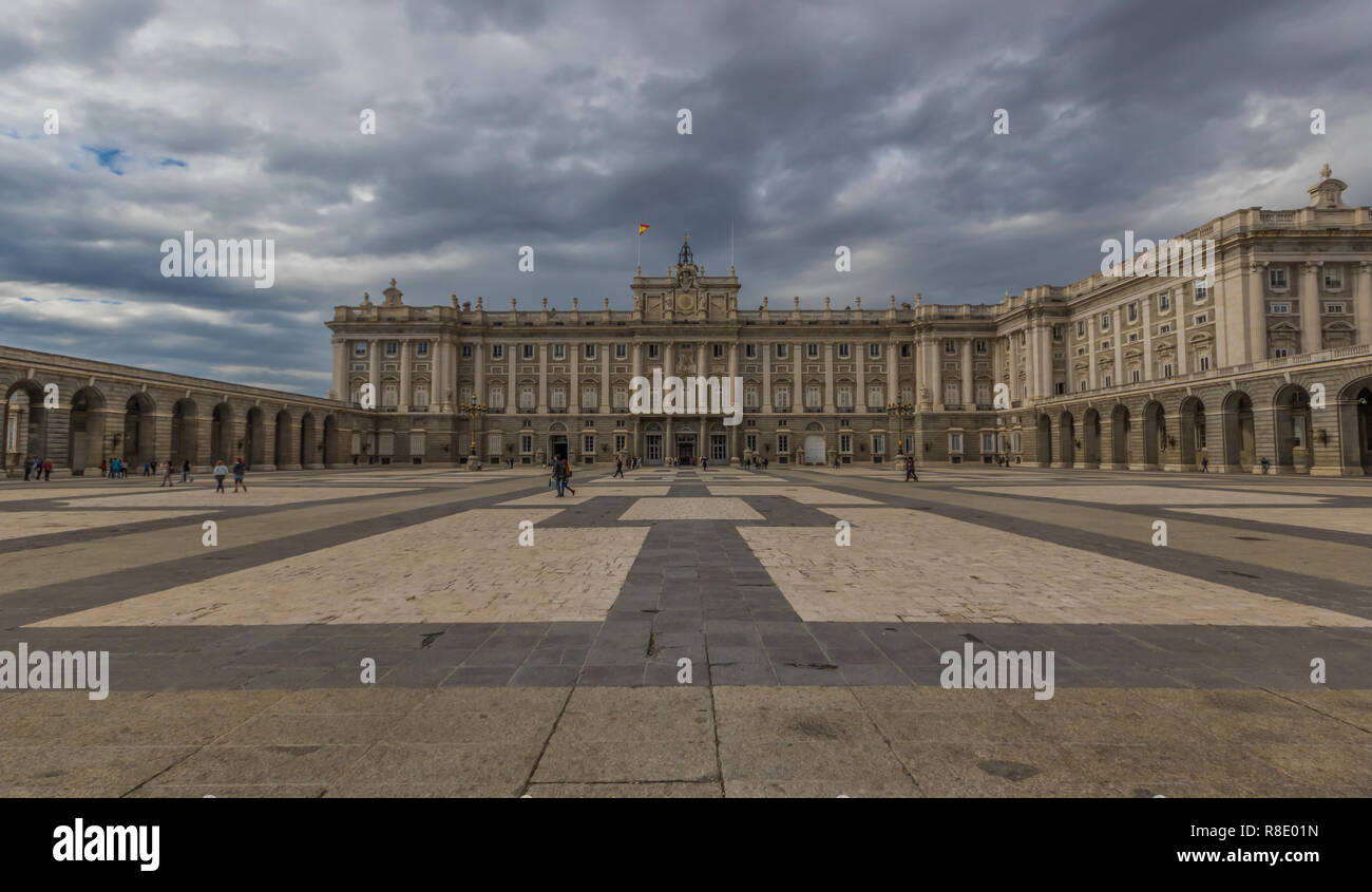 Madrid, Spain - Madrid displays a many wonderful landmarks. Here in ...
