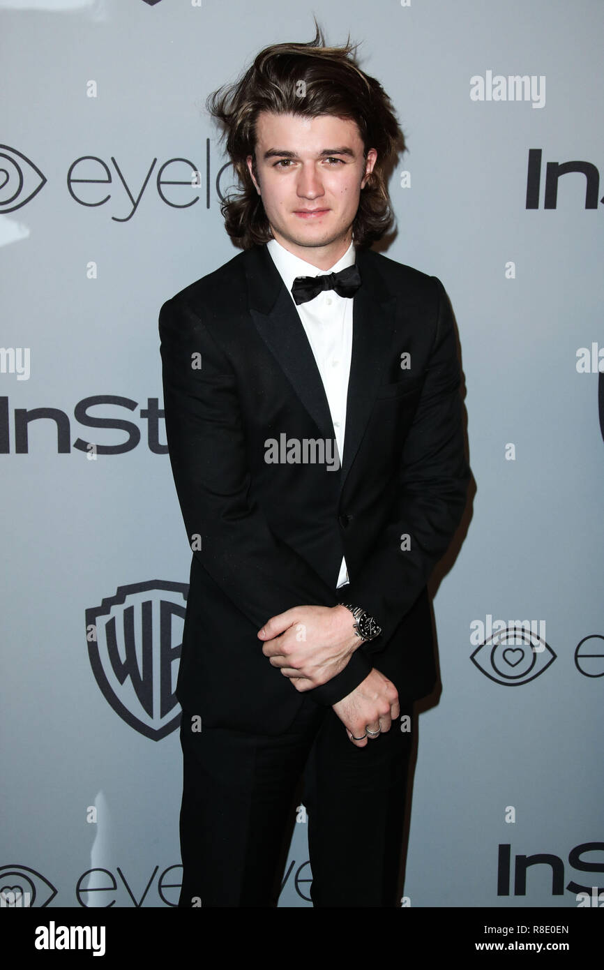 BEVERLY HILLS, LOS ANGELES, CA, USA - JANUARY 07: Joe Keery at the 2018 ...