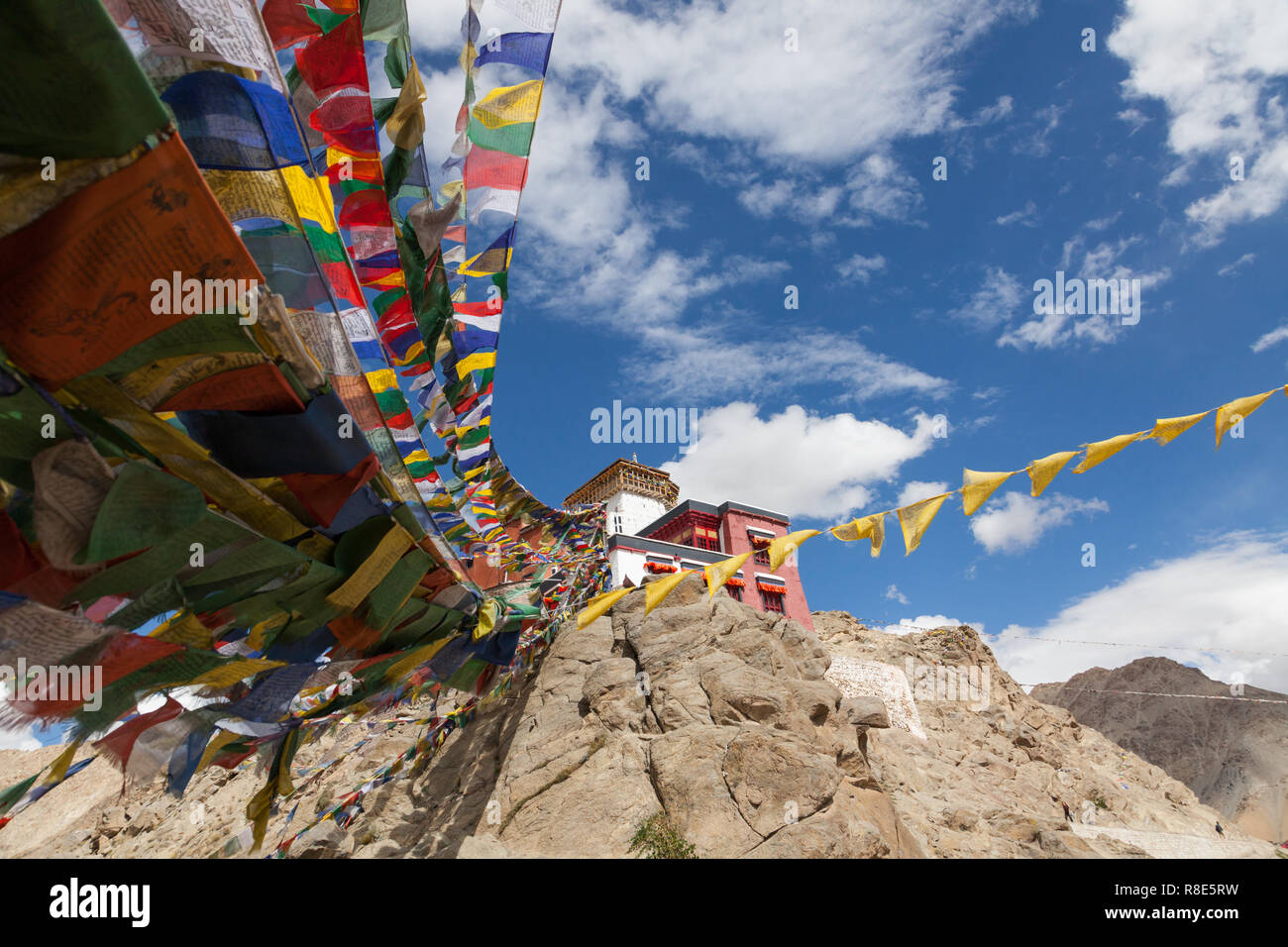 India ladakh leh prayer flags hi-res stock photography and images - Alamy