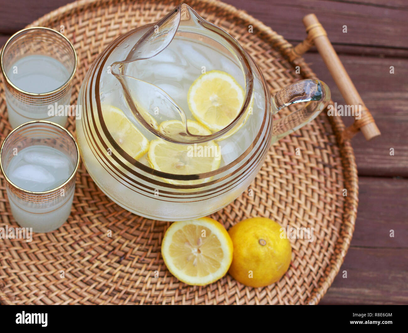 Lemonade pitcher hi-res stock photography and images - Alamy