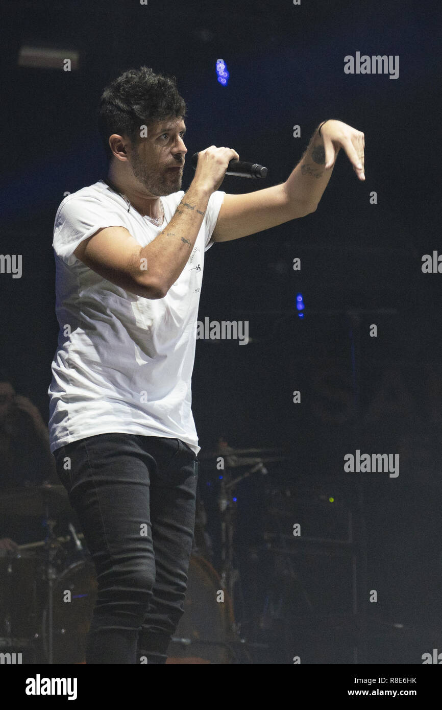 Spanish singer Pablo Lopez performs at the Wizink Center Featuring ...