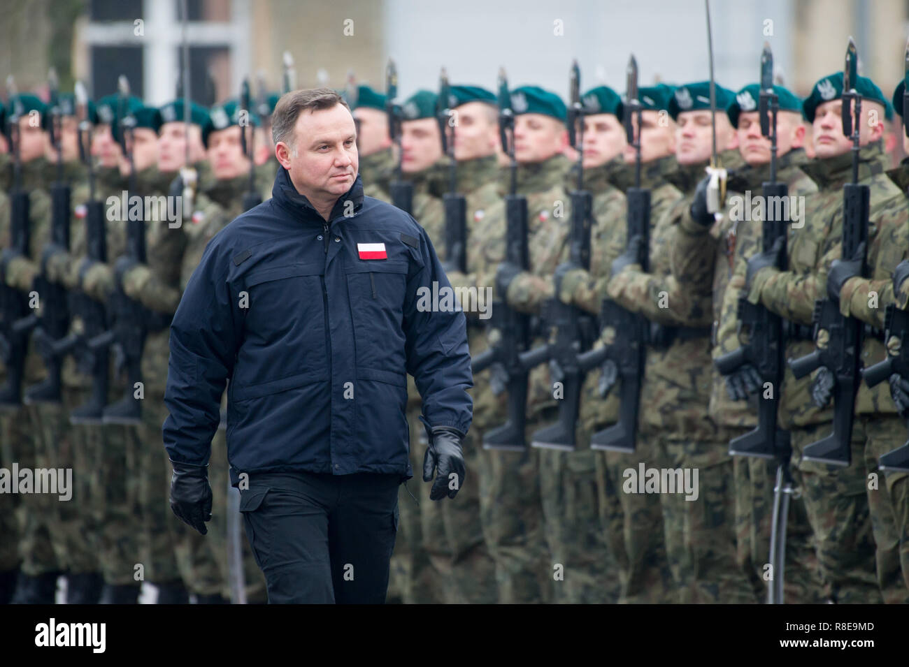 Andrzej Duda, President of Poland, during his visit in Multinational ... Andrzej Duda, President of Poland, during his visit in Multinational ...