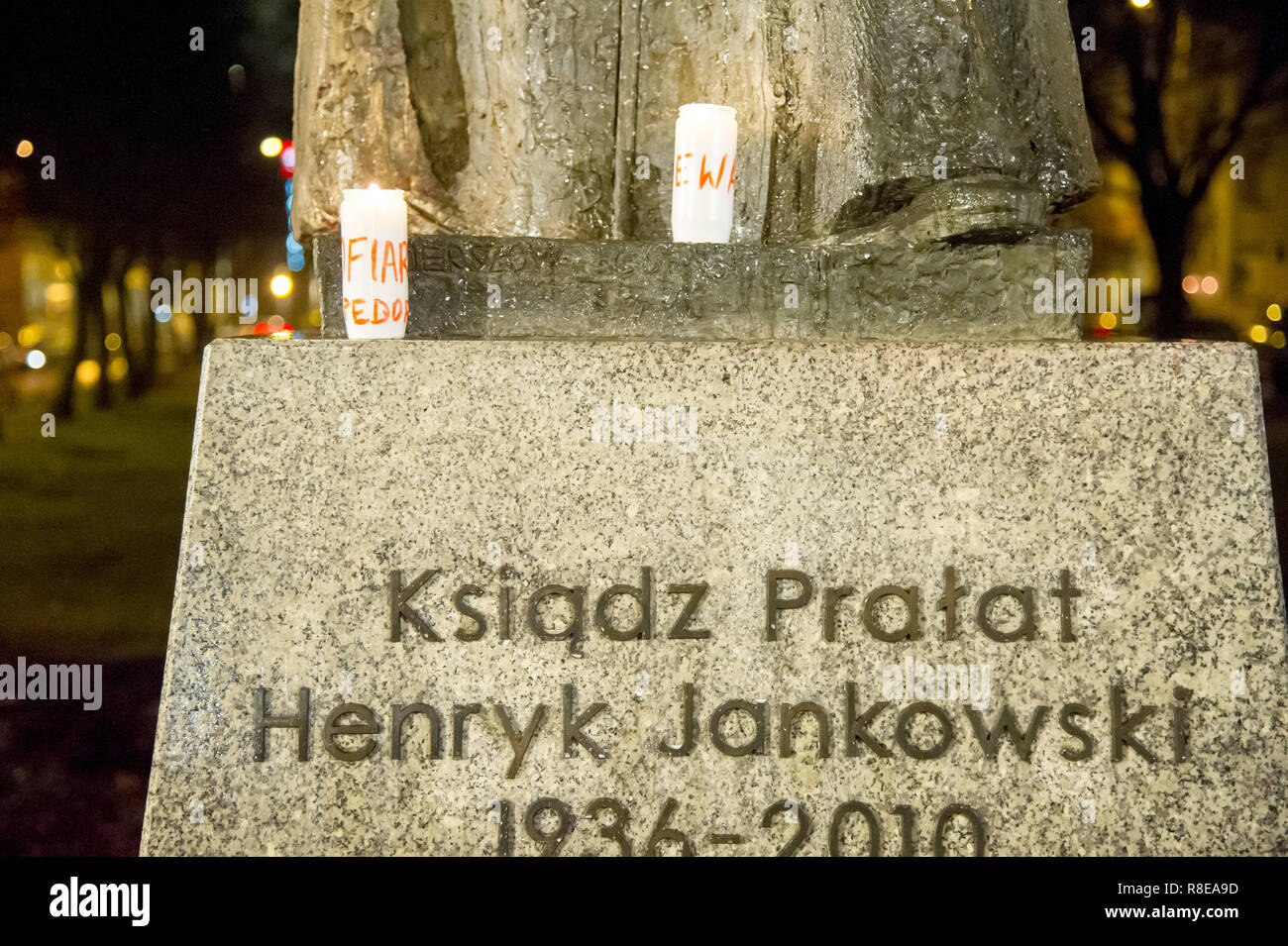 Henryk jankowski statue hi-res stock photography and images - Alamy