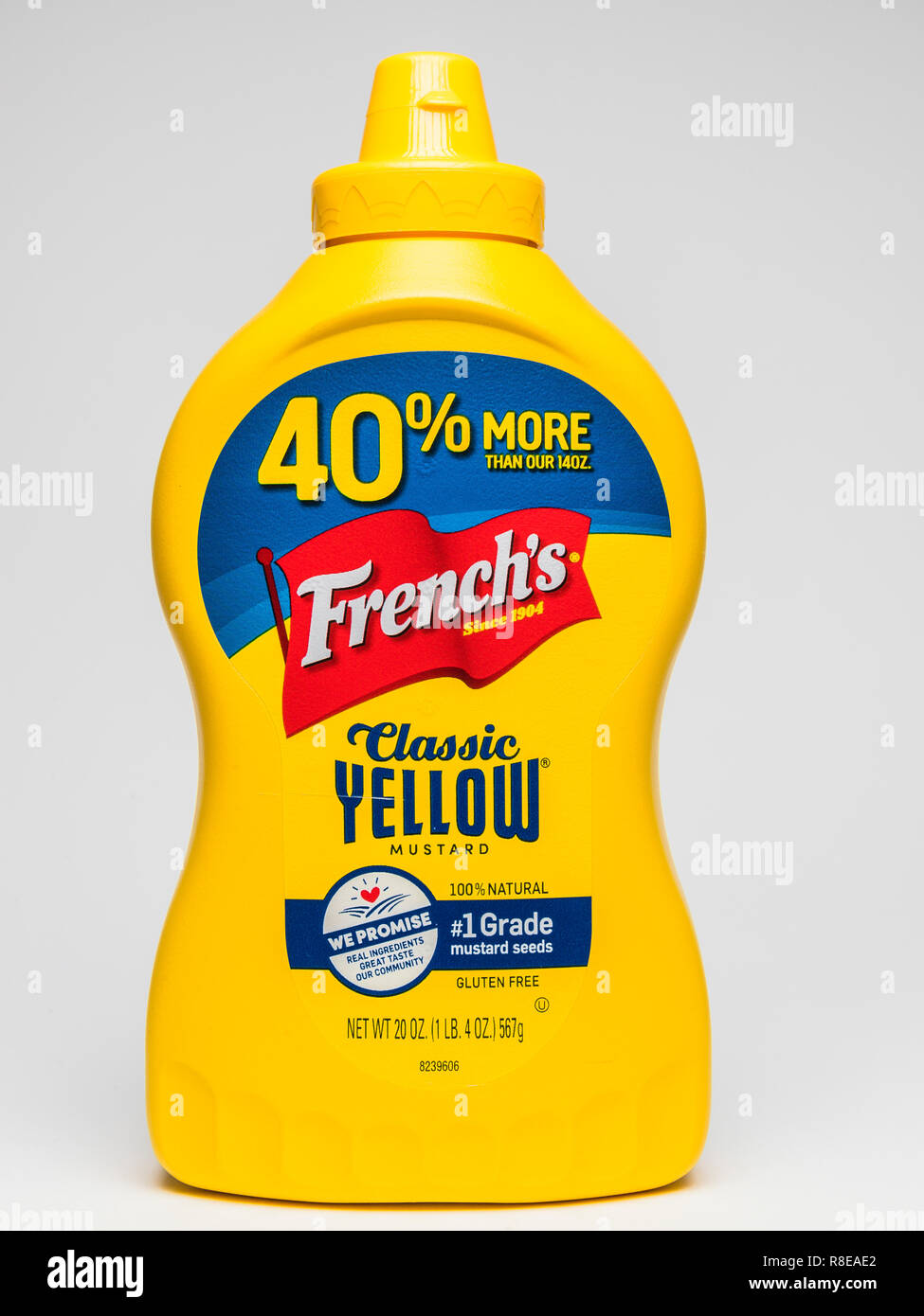 french's classic yellow mustard Stock Photo - Alamy