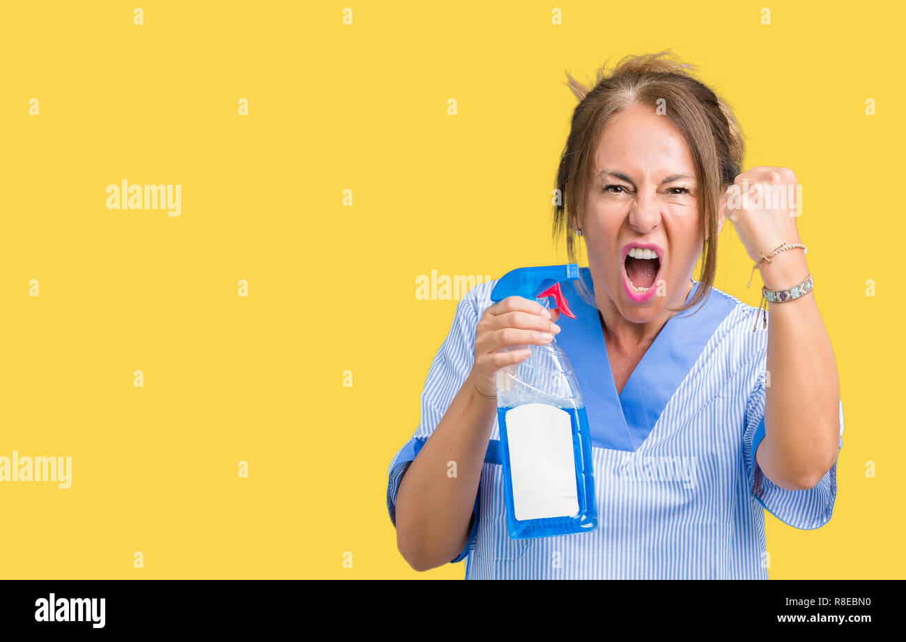 Annoyed woman housework hi-res stock photography and images - Alamy
