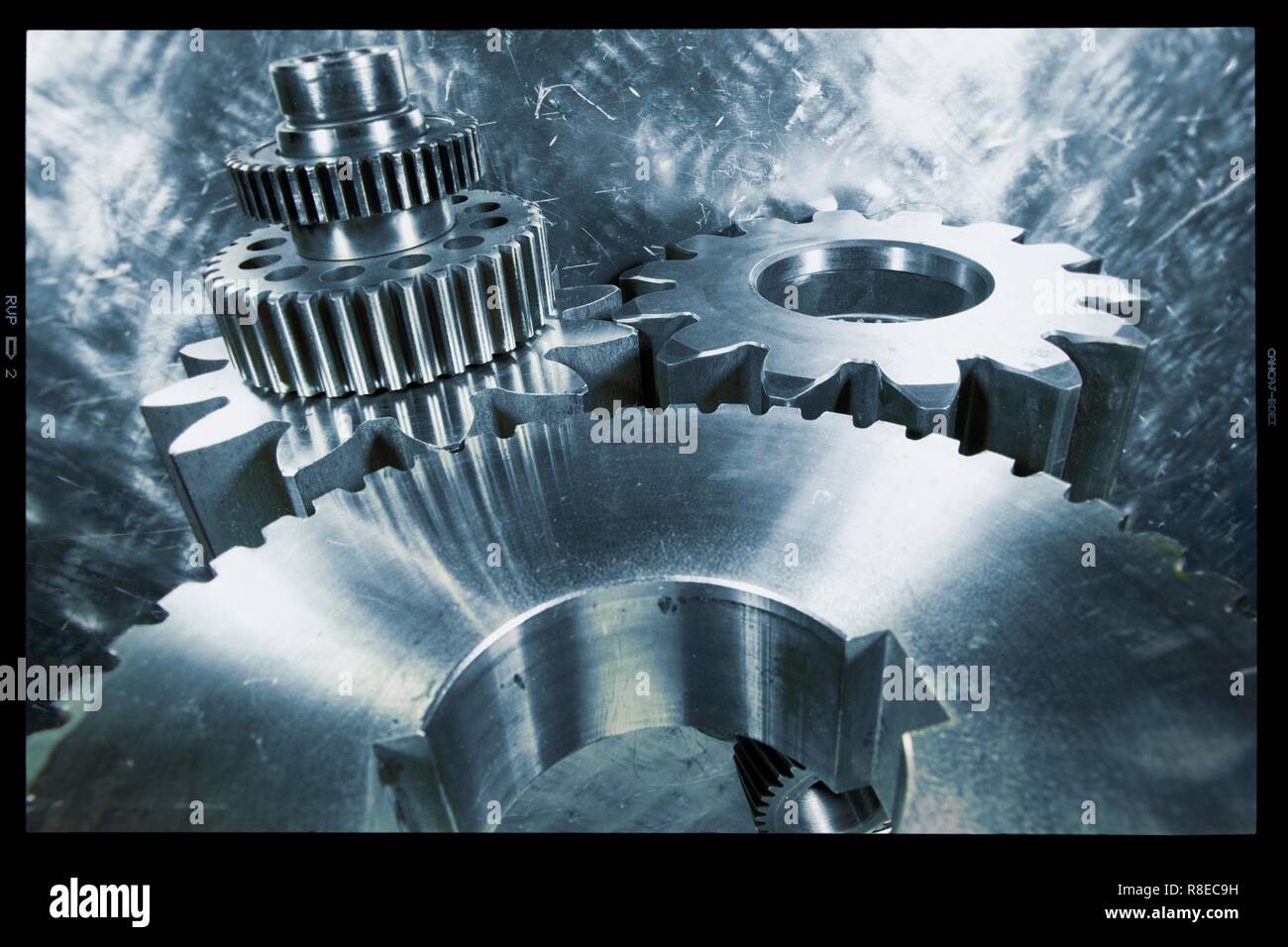 Large industrial gears and cogs Stock Photo - Alamy