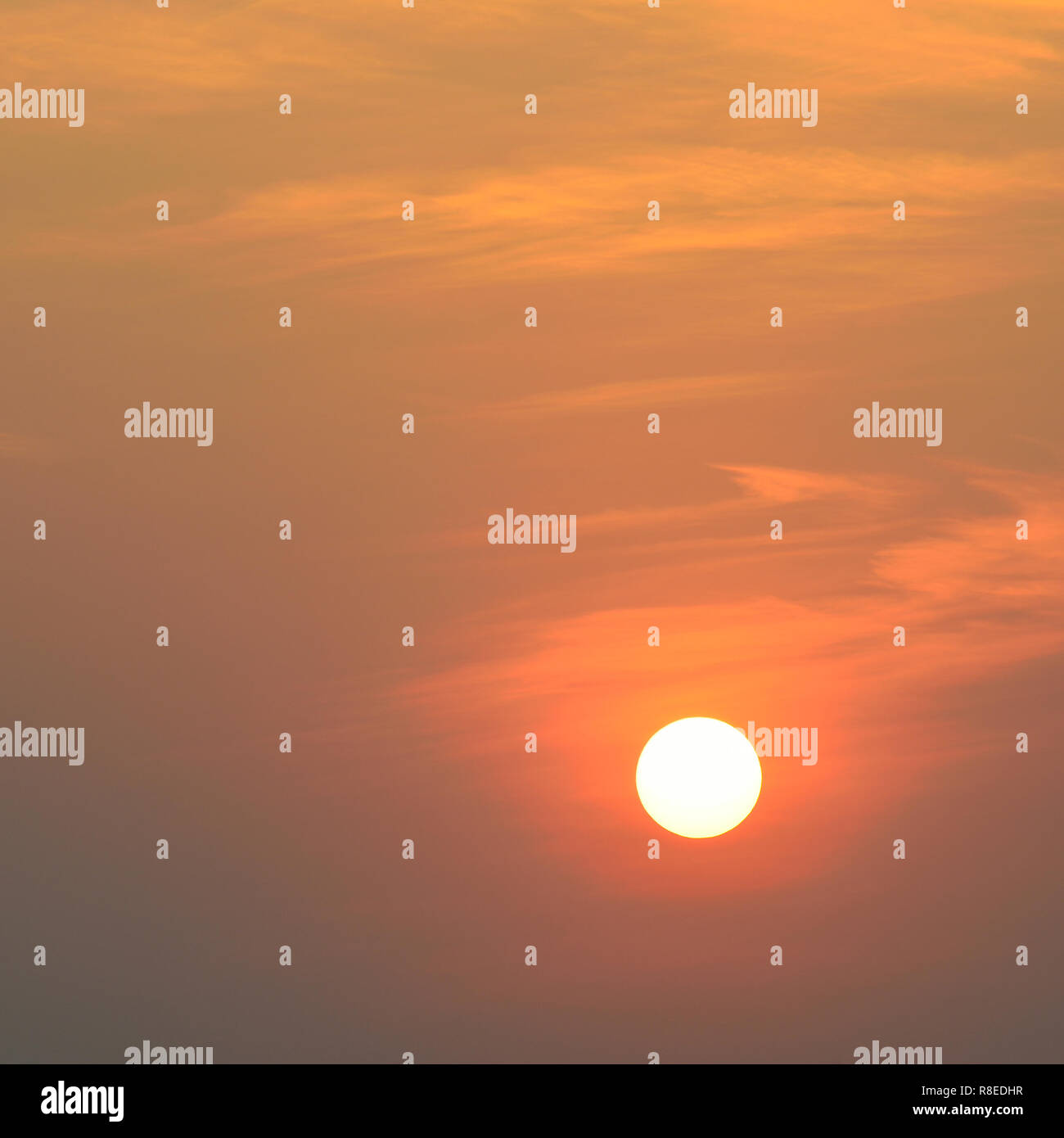big sun on the sky Stock Photo - Alamy