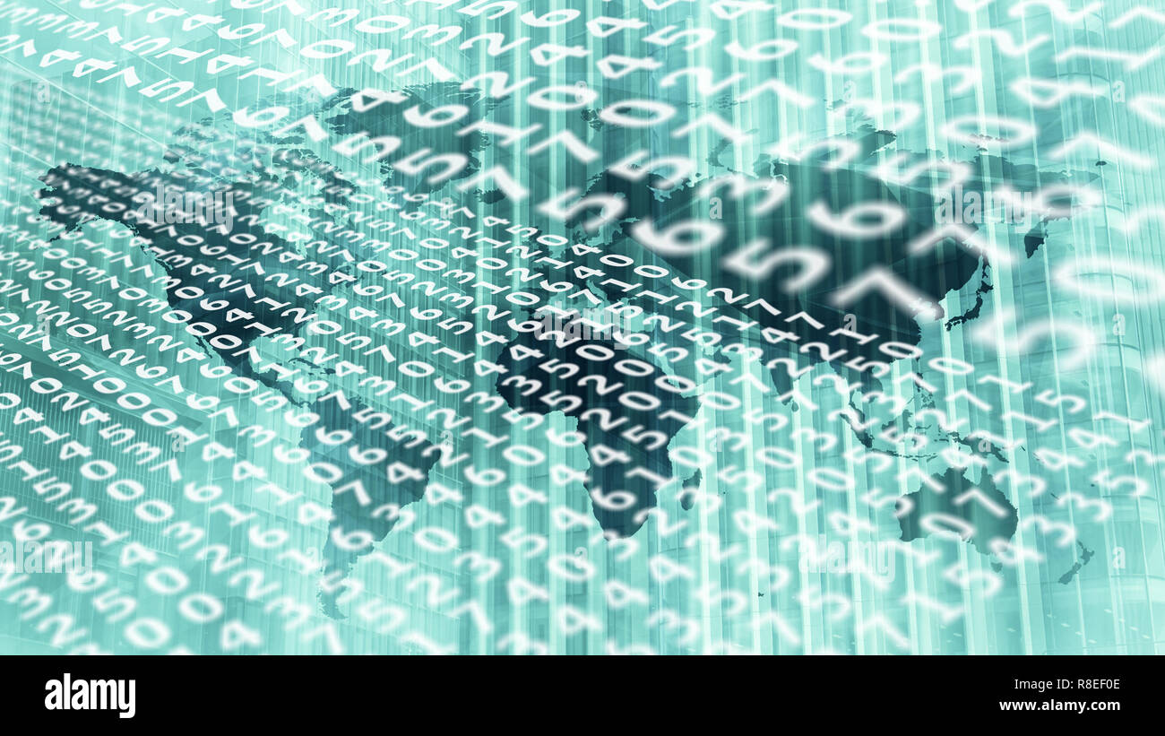 World countries internet network cyber security attack Stock Photo - Alamy