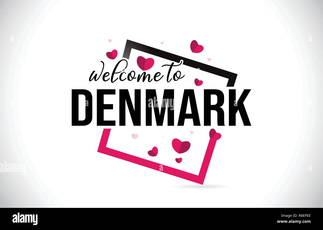 Welcome to denmark sign hi-res stock photography and images - Alamy