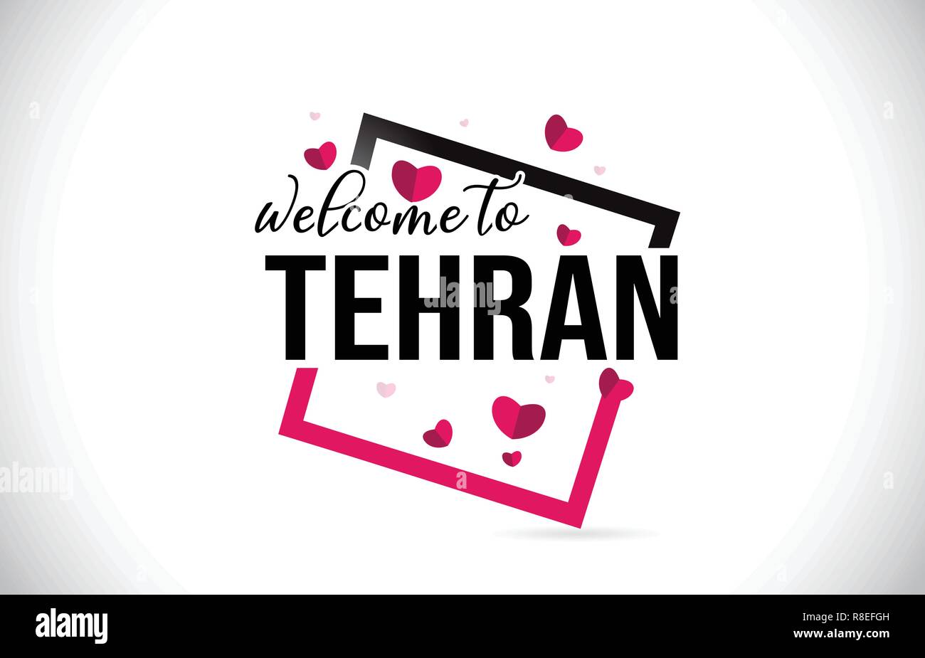 Welcome to tehran Stock Vector Images - Alamy