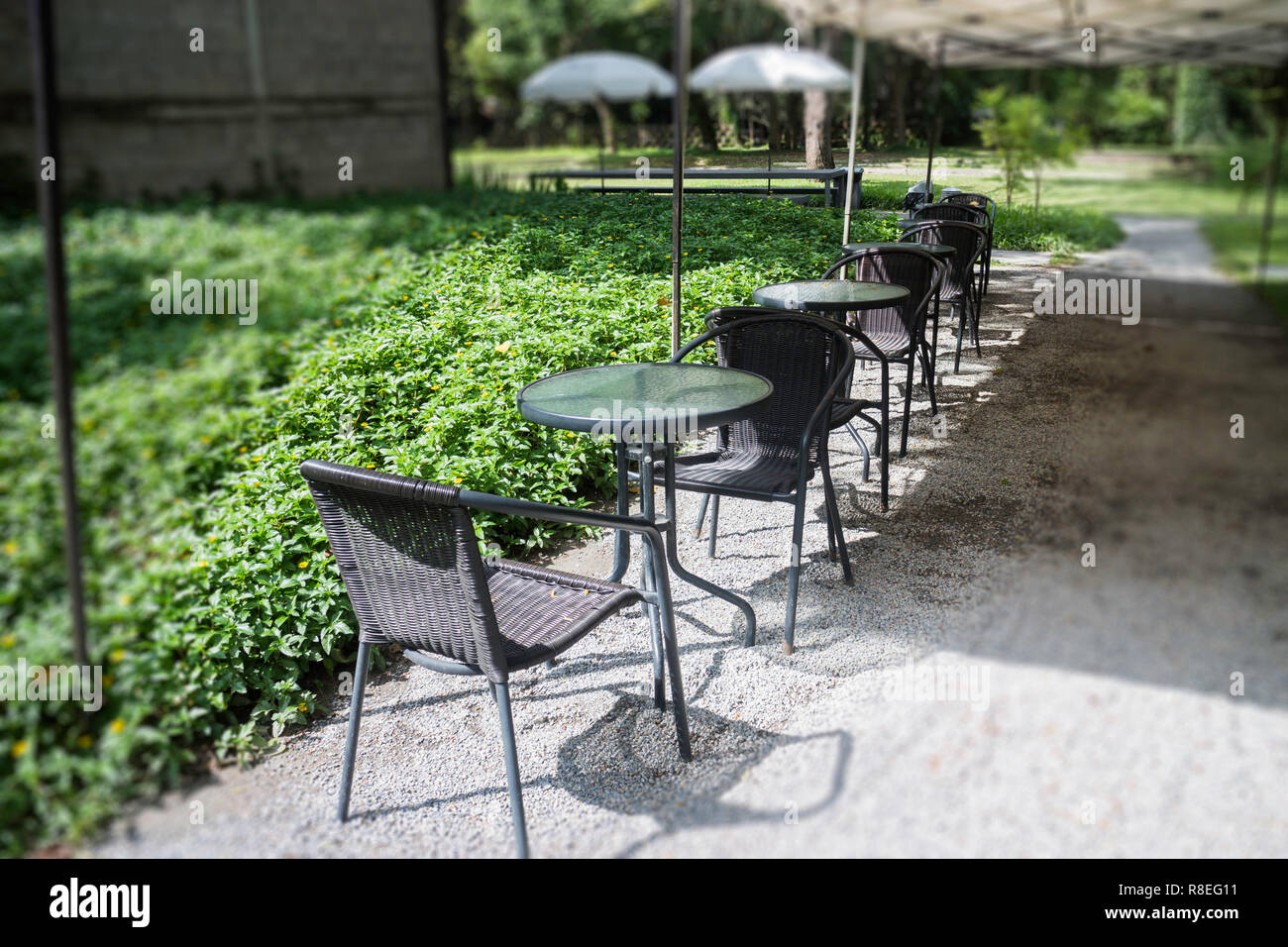 Run down patio hi-res stock photography and images - Alamy