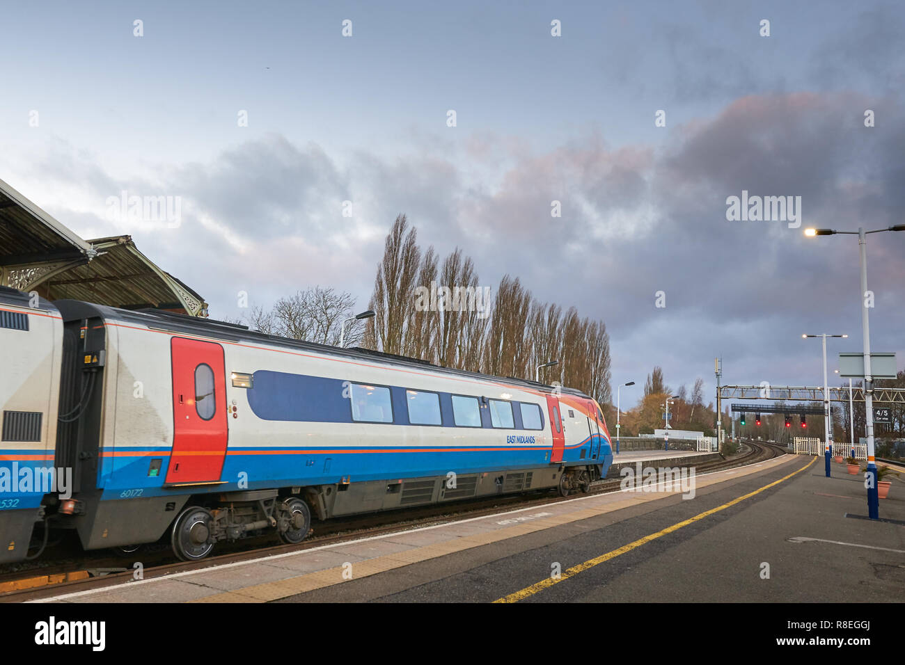East Midlands British Rail railway station at Kettering, England Stock ...