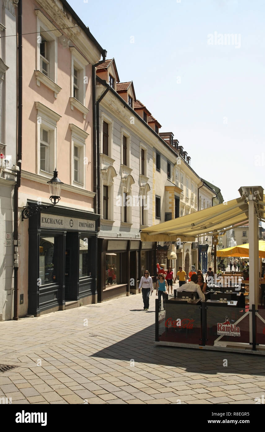 Michalska street in Bratislava. Slovakia Stock Photo - Alamy