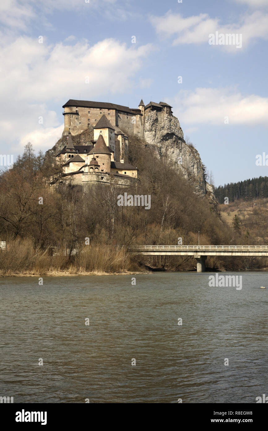 Orava Castle - Oravsky hrad in Slovakia Stock Photo - Alamy