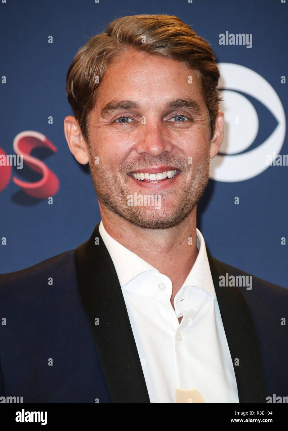 LAS VEGAS, NV, USA - APRIL 15: Brett Young in the press room at the ...