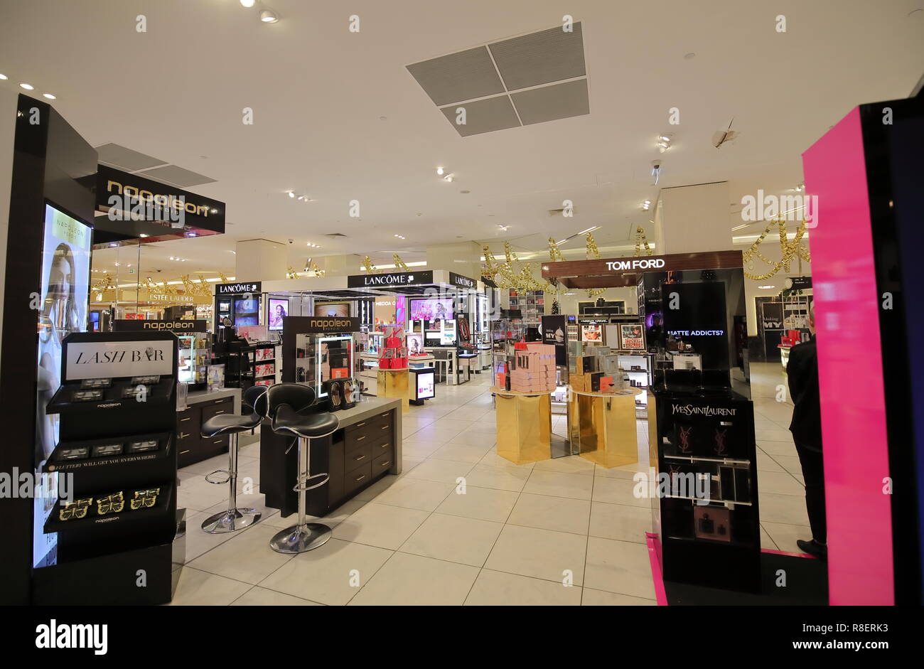 People visit Myer department store in Melbourne Australia Stock Photo ...