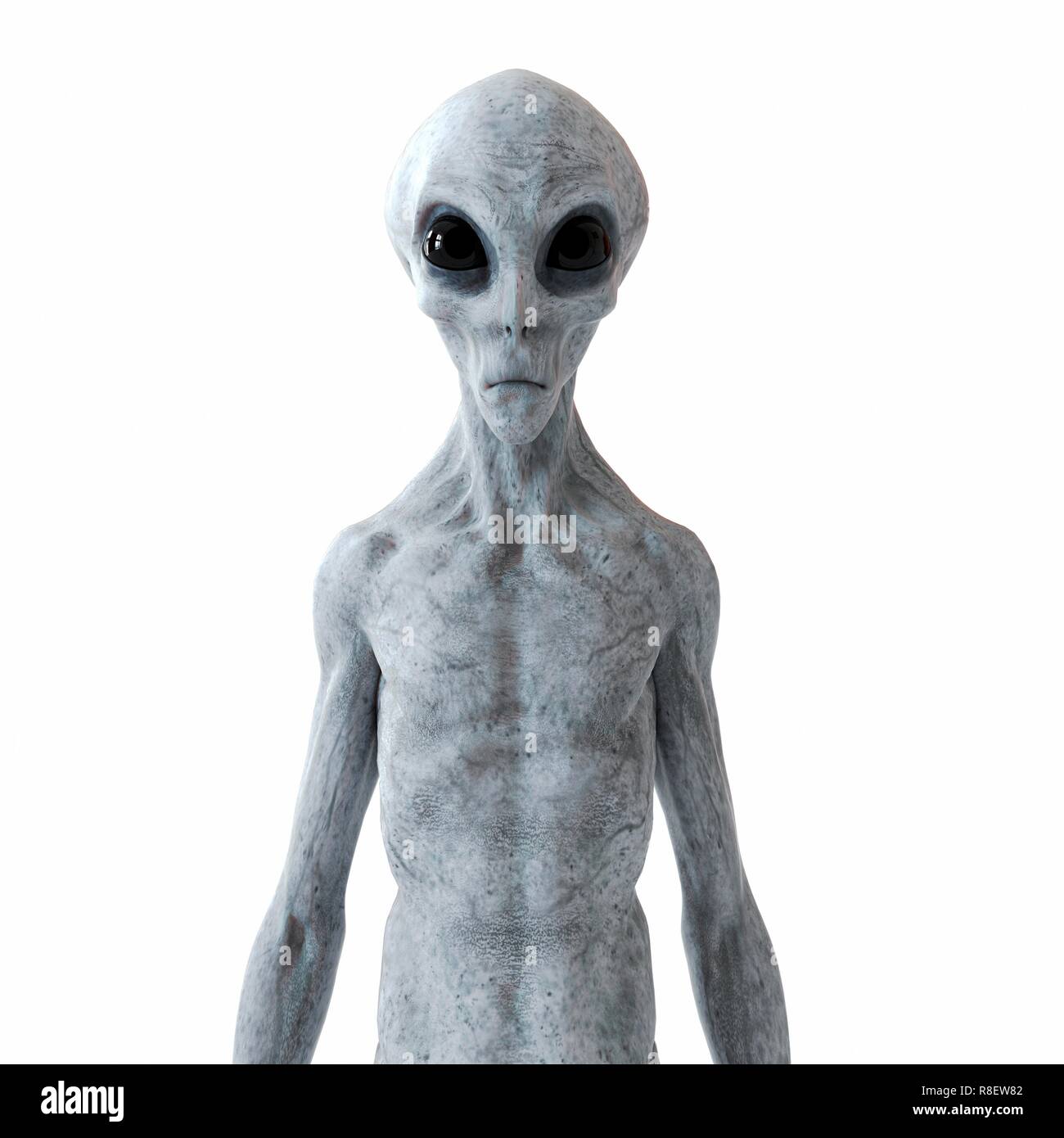 Humanoid Alien Drawing