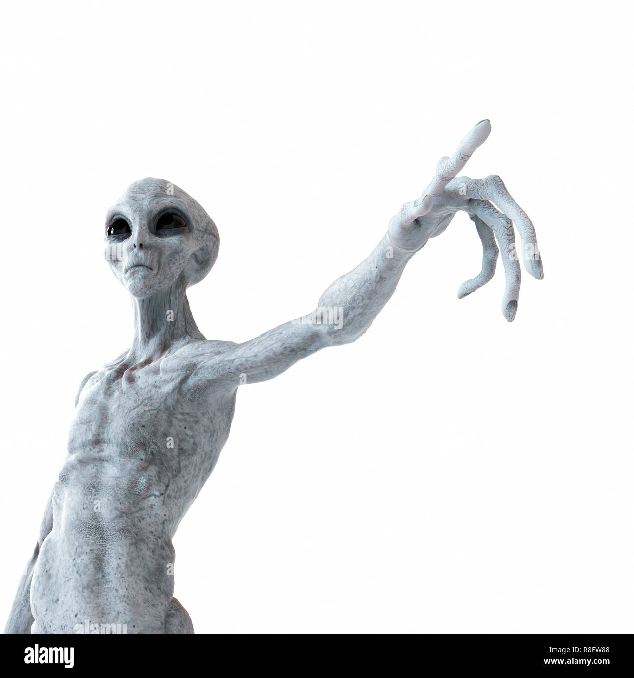 Humanoid Alien Drawing