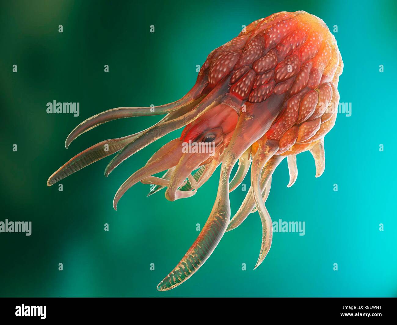 Illustration of a conceptual cancer monster Stock Photo - Alamy