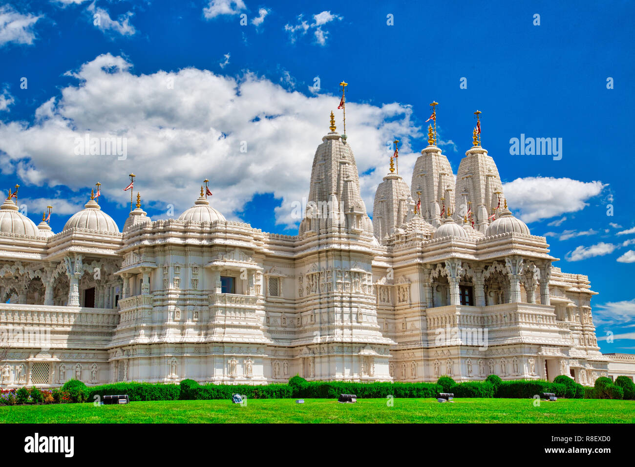 BAPS Shri Swaminarayan Mandir Hindu Temple in Toronto Stock Photo - Alamy