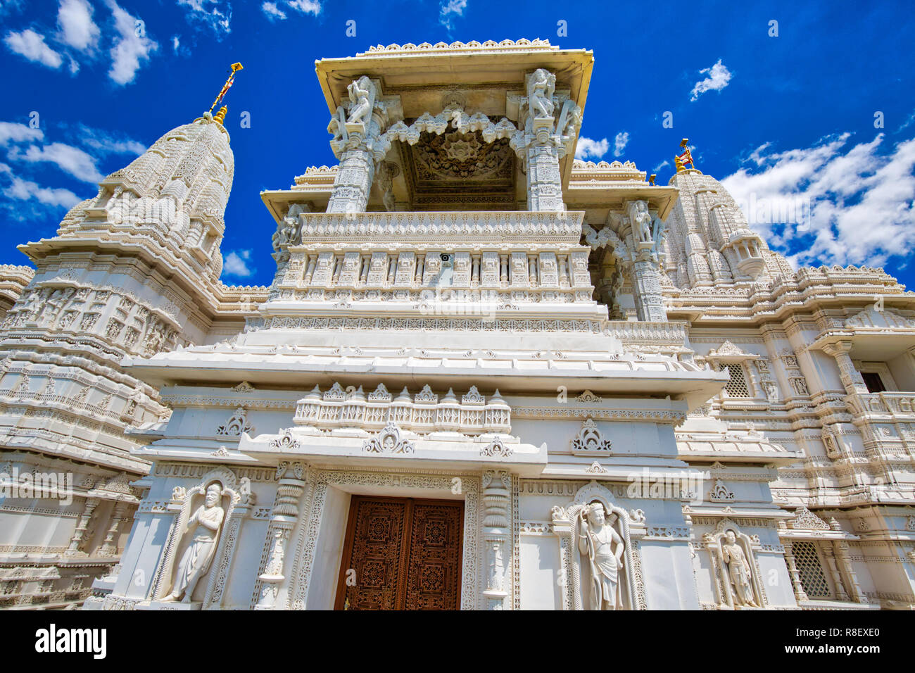 BAPS Shri Swaminarayan Mandir Hindu Temple in Toronto Stock Photo - Alamy