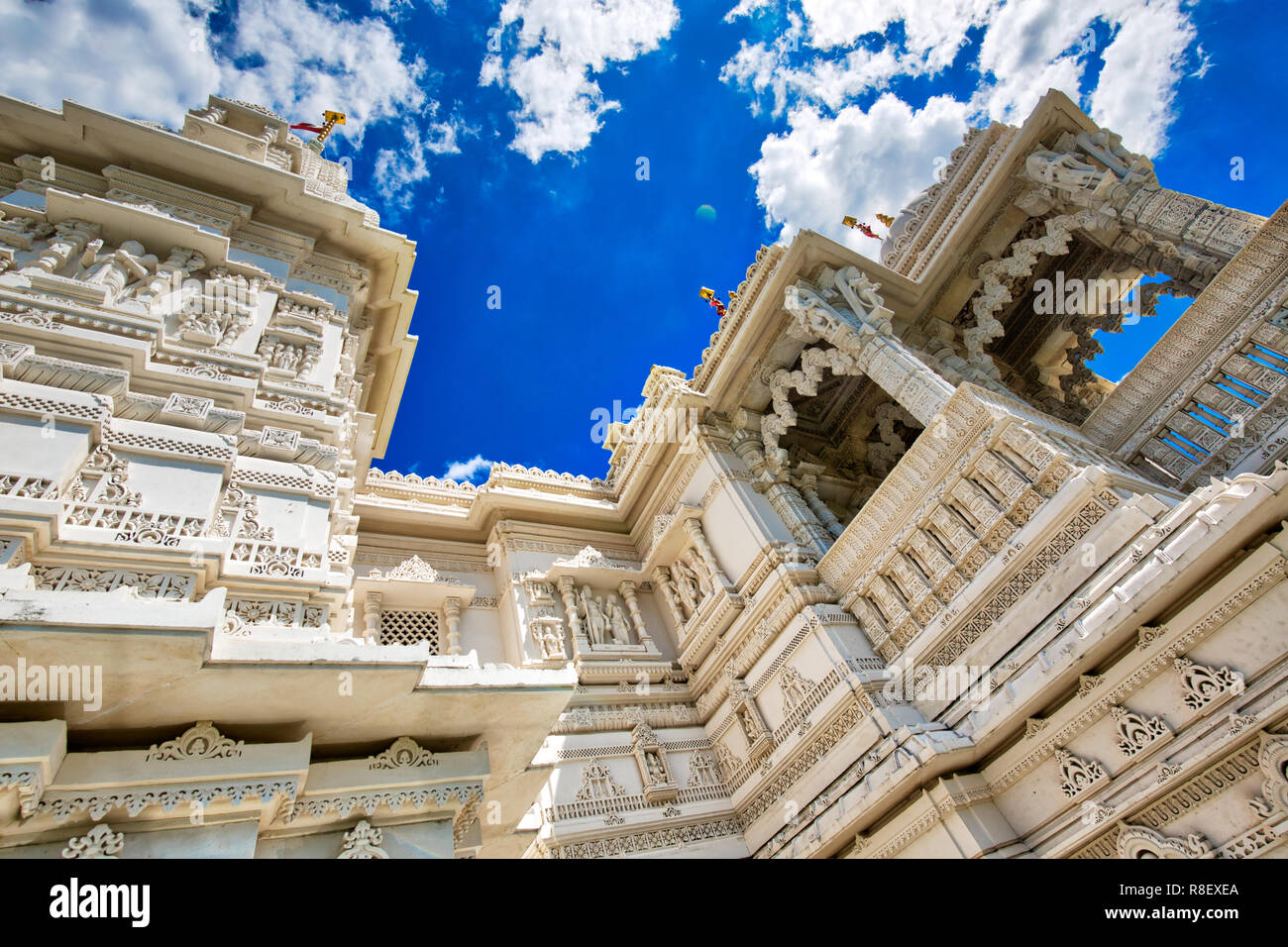BAPS Shri Swaminarayan Mandir Hindu Temple in Toronto Stock Photo - Alamy