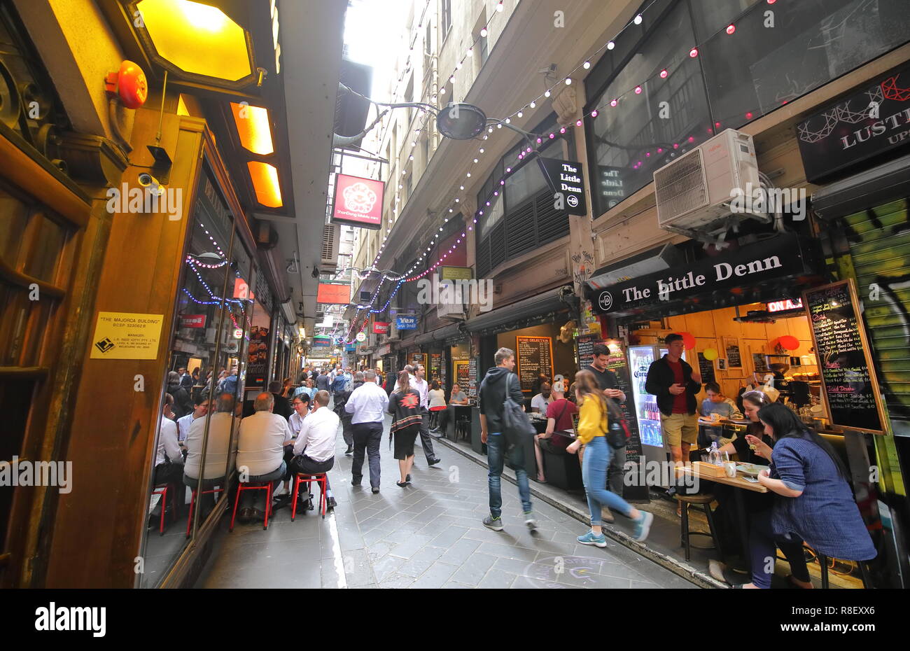 People visit Centre Place in Melbourne Australia Stock Photo - Alamy