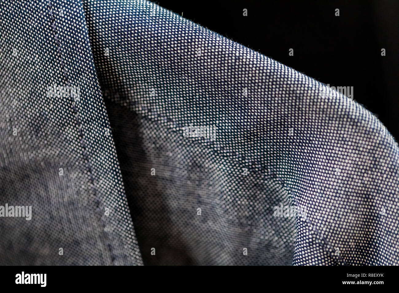 Blue Denim Yellow Stitching Background High Resolution Stock ...