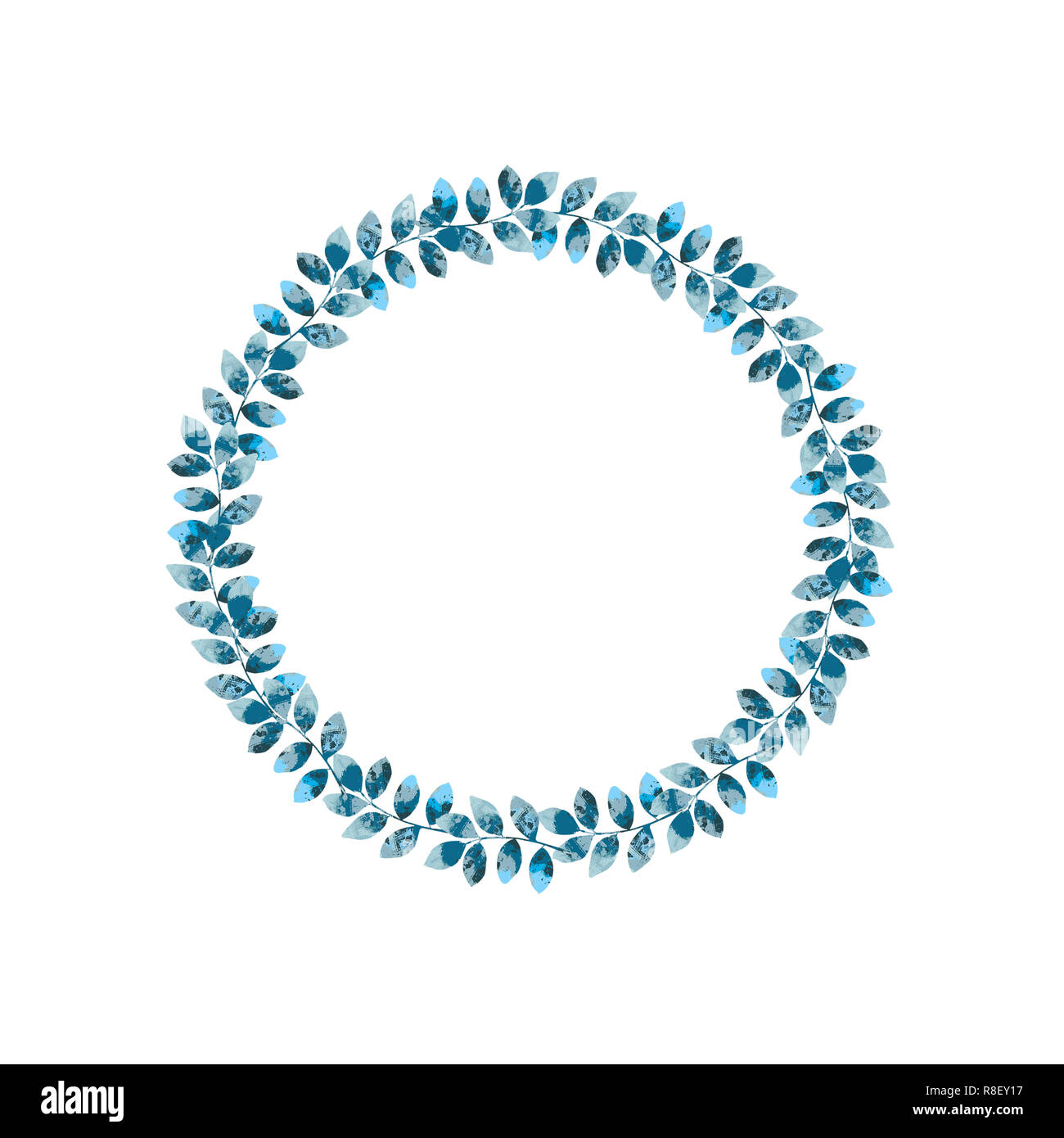 Circle Frame Clip Art Blue