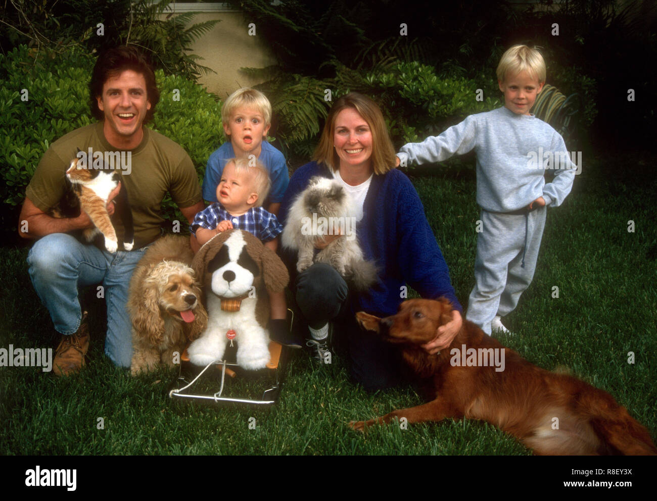LOS ANGELES, CA - APRIL 23: (EXCLUSIVE) Actor Scott Valentine, wife Kym ...