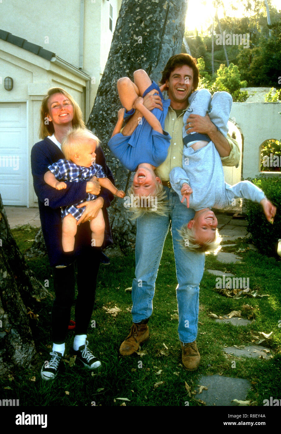 LOS ANGELES, CA - APRIL 23: (EXCLUSIVE) Actor Scott Valentine, wife Kym ...