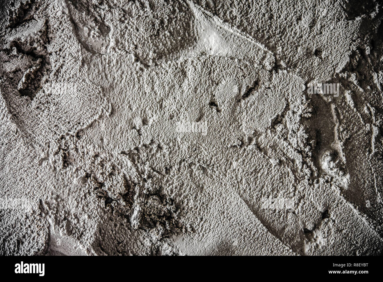 cement texture background / rugged floor concrete with cement mixer for ...