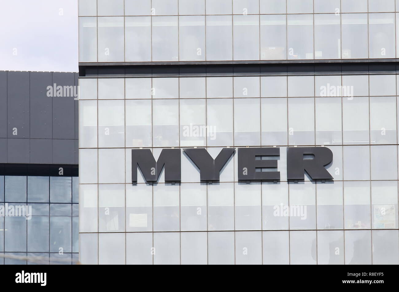 Myer logo hi-res stock photography and images - Alamy