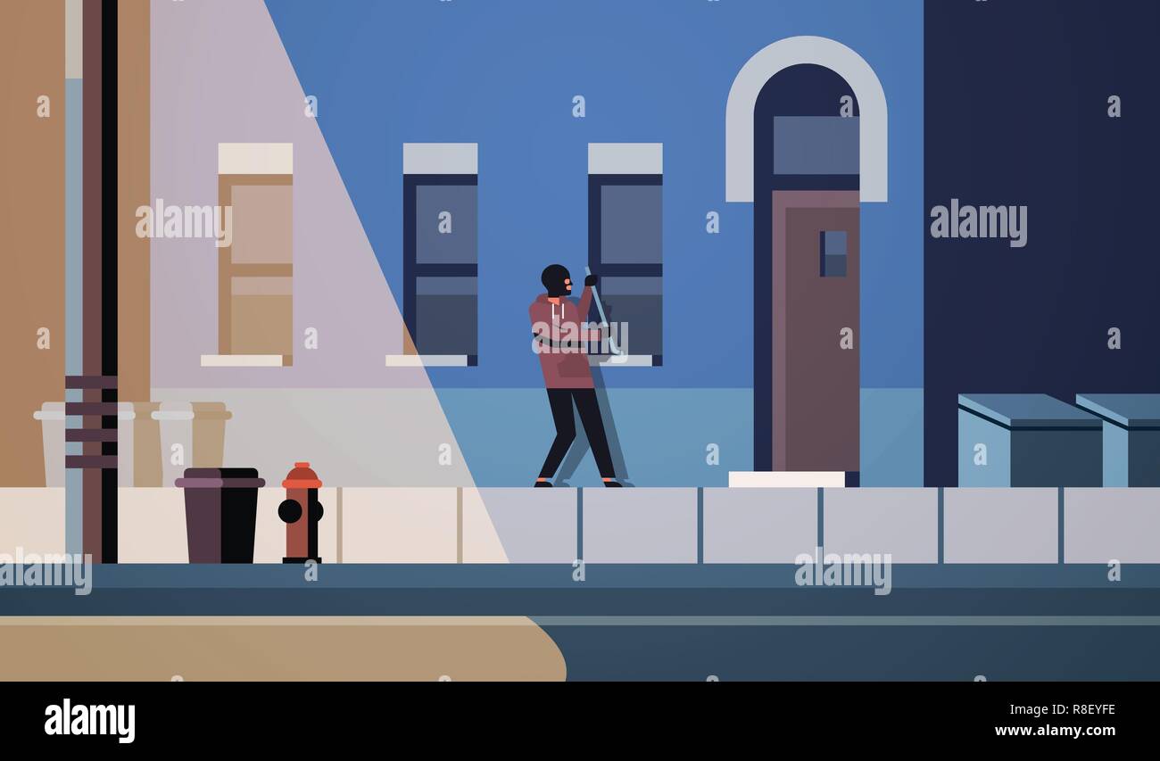 Man entering building Stock Vector Images - Alamy