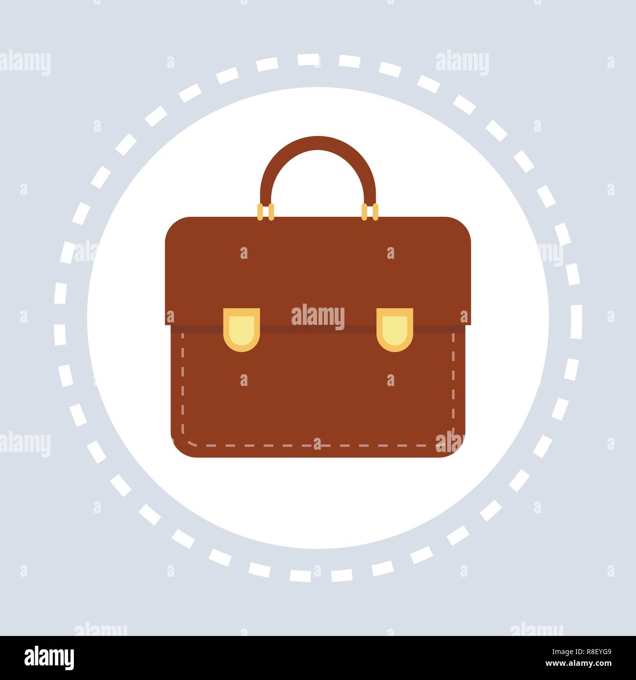 Briefcase Icon Flat